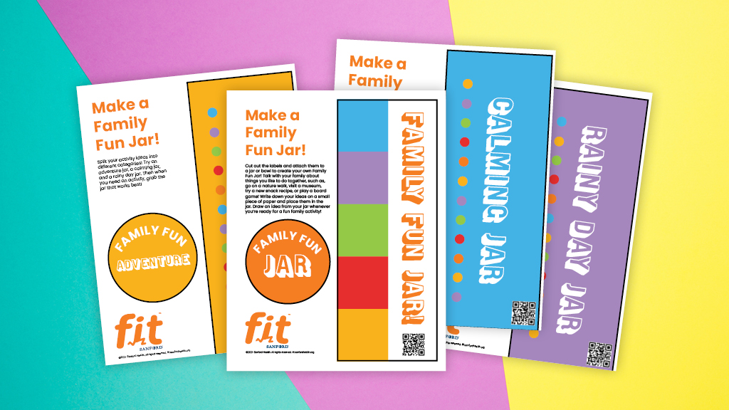 Family Fun Jar: Printable Activity Kit | Sanford Fit